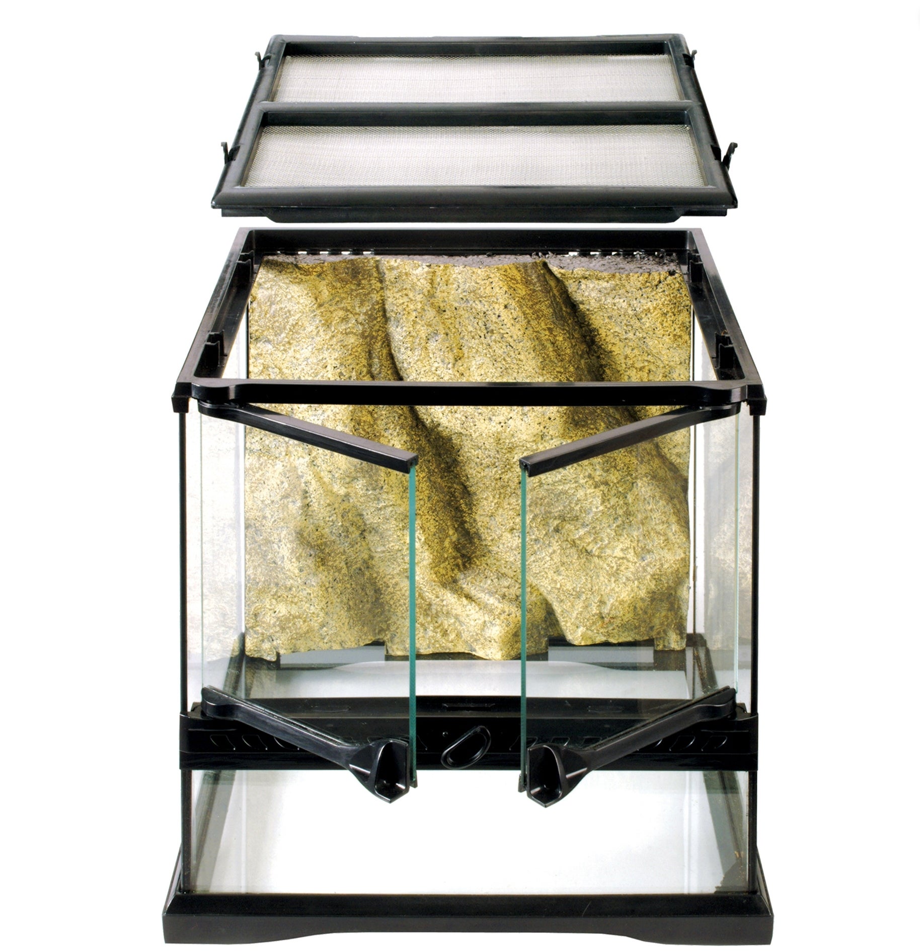 Exo Terra Mini Wide Terrarium - 30 x 30 x 30cm, 12in x 12in x 12in ...